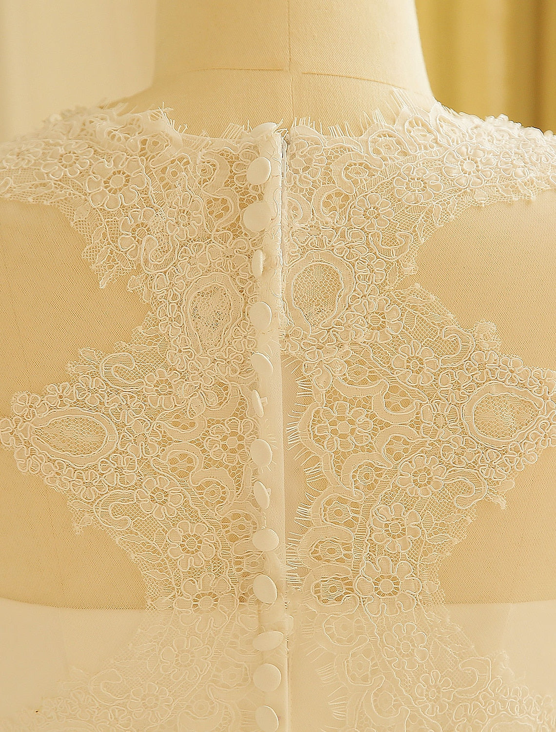 Hall Sparkle & Shine Wedding Dresses A-Line Illusion Neck Long Sleeve ...
